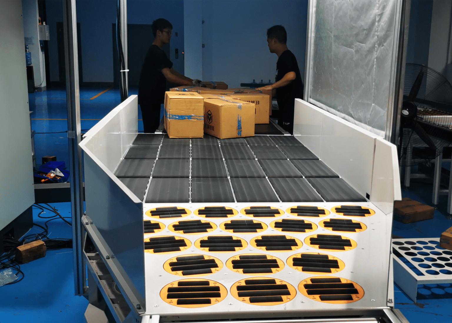 Logistics Parcel Sorting Vision Singulation Conveyor