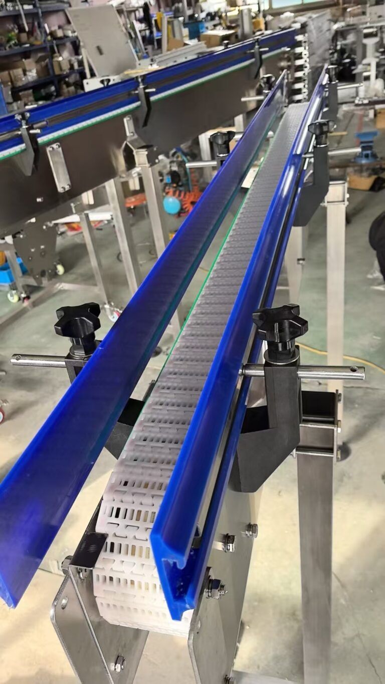 90mm Width Modular Belt Conveyor for 330ml Cans - smartconvey.com
